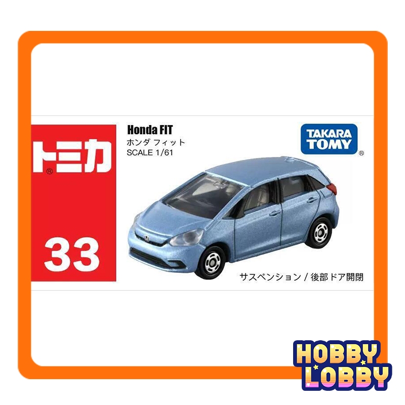 (READY STOCK) TAKARA TOMY - 1/61 TOMICA NO.33 HONDA FIT | Shopee Malaysia