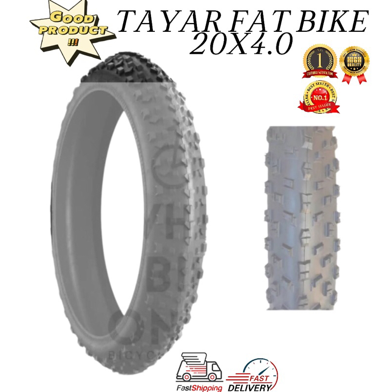 20”26” INCH TAYAR TUBE / FAT BIKE TAYAR / 20”26” INCH TIRE FOXTER BIKE ...