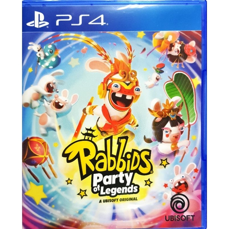 PS4 GAME RABBIDS PARTY OF LEGENDS (USED)1OR 4 PLAY (DISC NO COVER ...