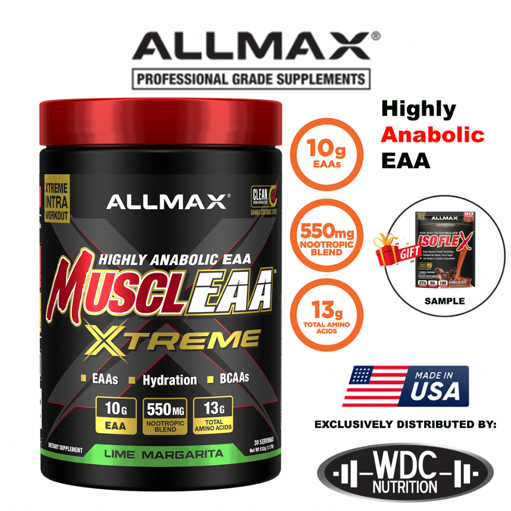 All Max Nutrition MusclEAA Xtreme Essential Amino Acids(30 Servings ...