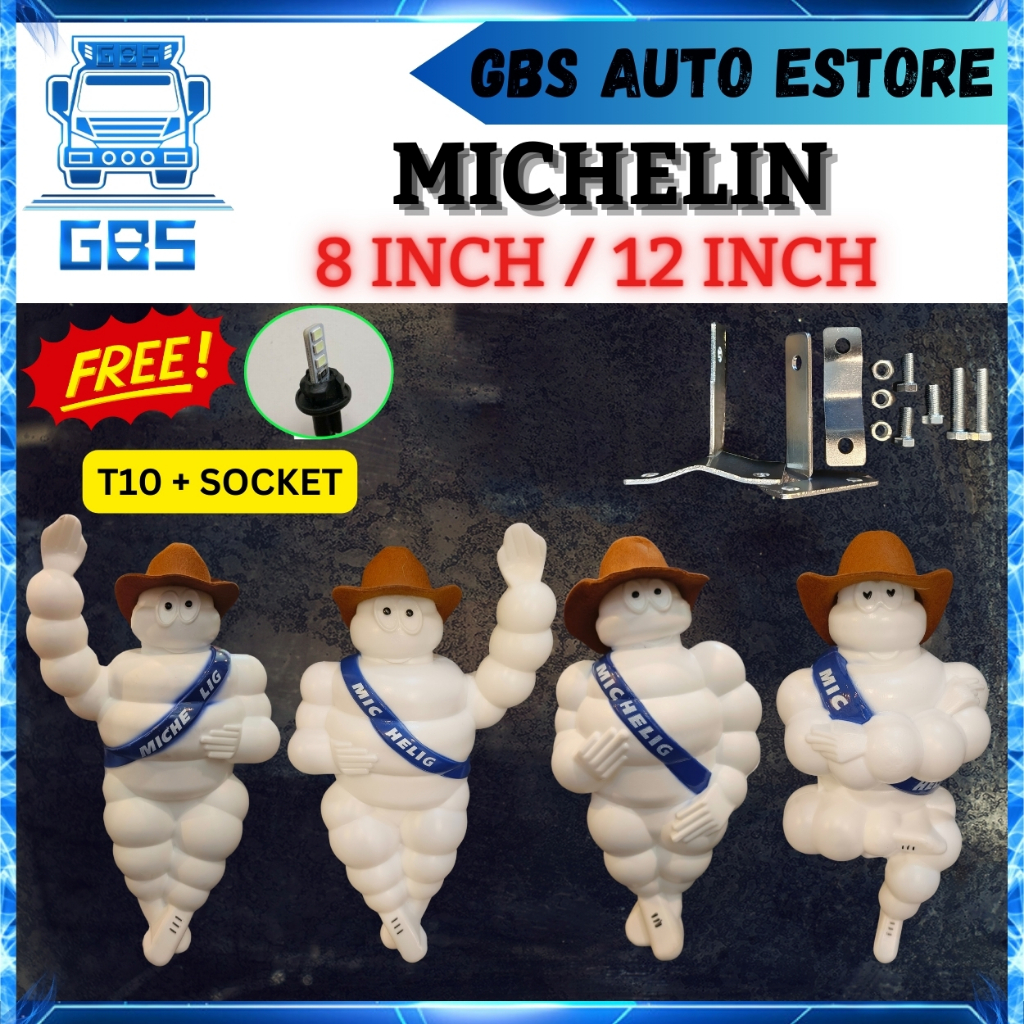 GBS Truck Patung Michelin Michelin Man With Cap For Lorry FREE T10 ...