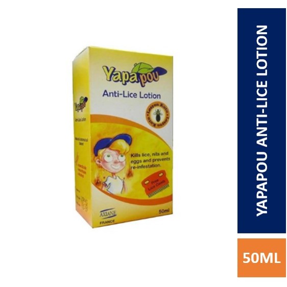 YAPAPOU ANTI-LICE LOTION FOC COMB 50ML ( UBAT KUTU RAMBUT ) | Shopee ...