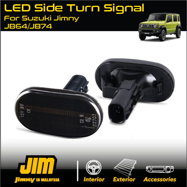 Suzuki New Jimny JB64W JB74W LED Side Turn Signal, Side Marker, Flowing Turn Signal Function ...