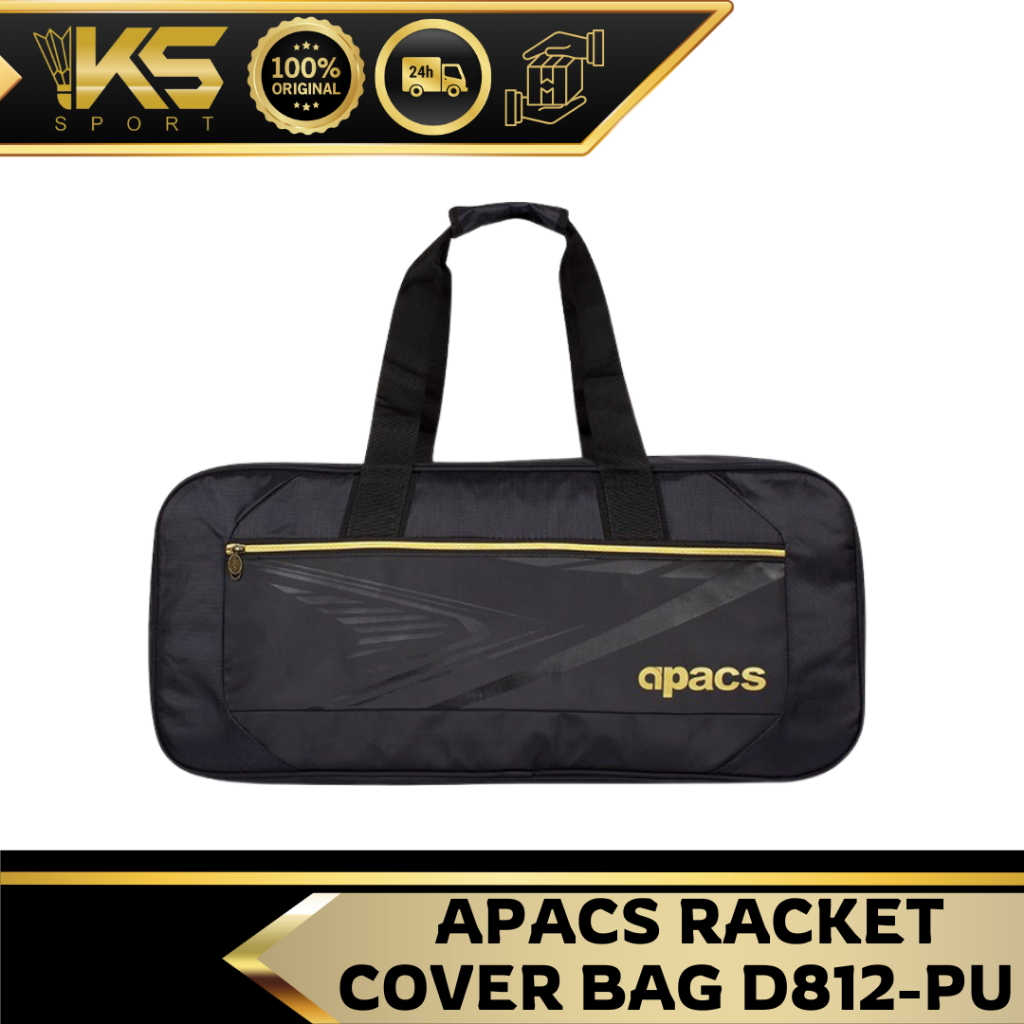 APACS PREMIUM TOURNAMENT/ON COURTBADMINTON BAG RACKET BAG D812-PU ...