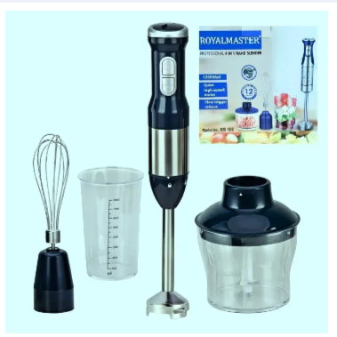 Royal Master 1200w Hand Blender professional Hand Blender 4in1 Hager ...