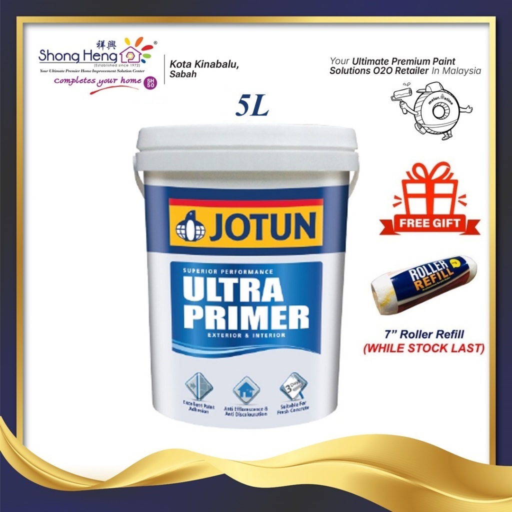 5L JOTUN ULTRA PRIMER (Undercoat/First Coating) | Shopee Malaysia
