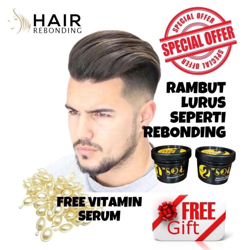 TA SOL Hair Rebonding Cream Krim Lurus Rambut - Rebonding 100ml ...