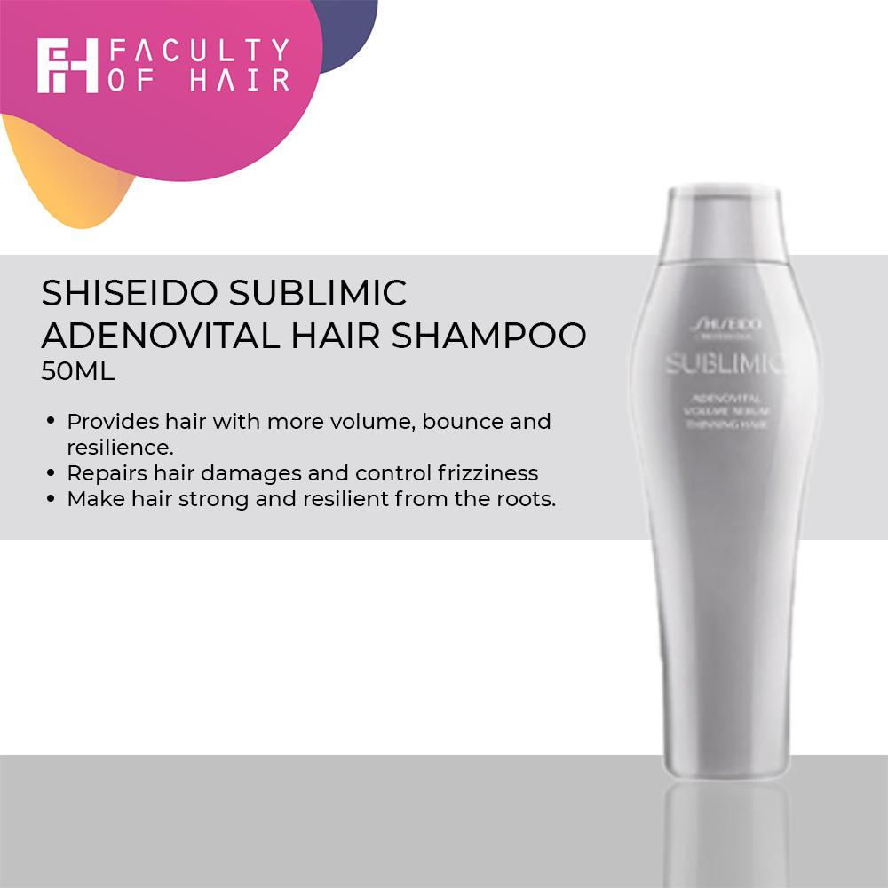 Shiseido Sublimic Adenovital Shampoo 50ml | Shopee Malaysia
