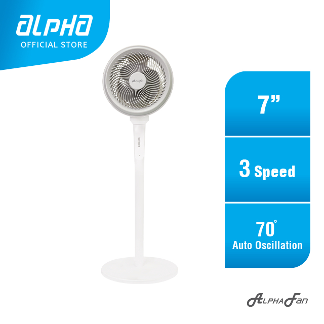 ALPHA Motto SF C21 Stand Fan with 3 Blades 3 Speed Setting (7") | Shopee Malaysia