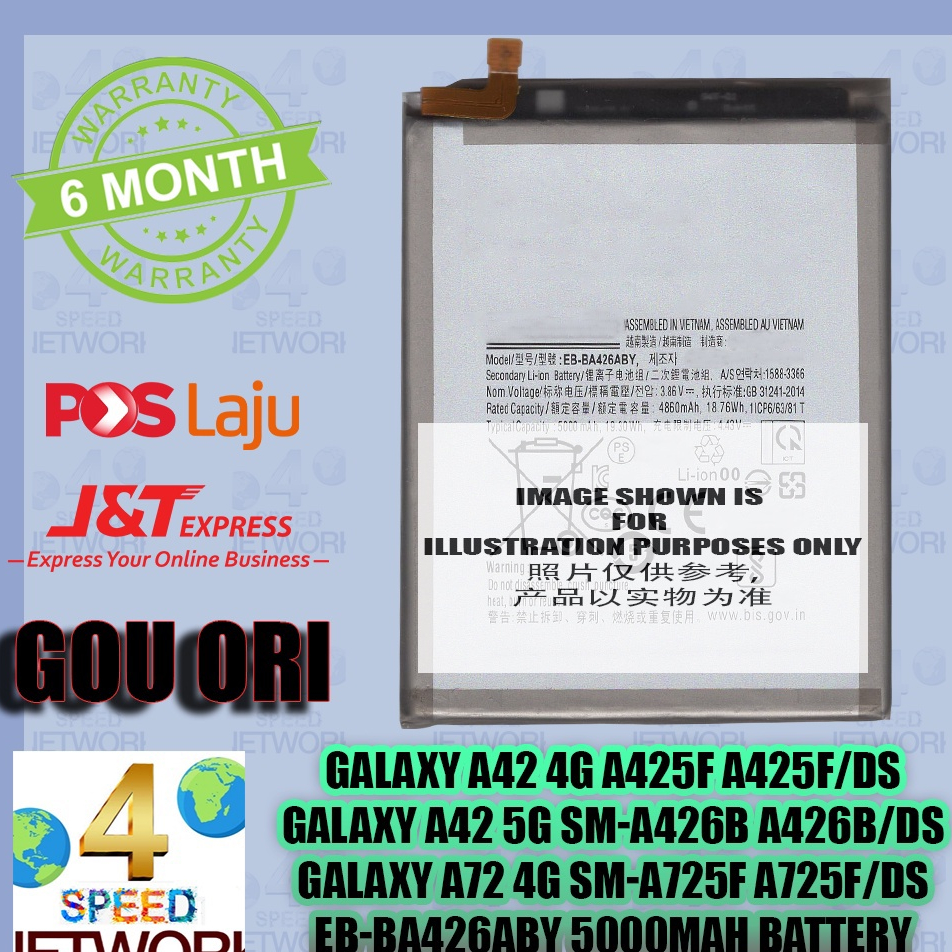 FOR SM A42 A32 5G A72 A726B A725 M22 M32 4G EB-BA426ABY A326B A426B ...
