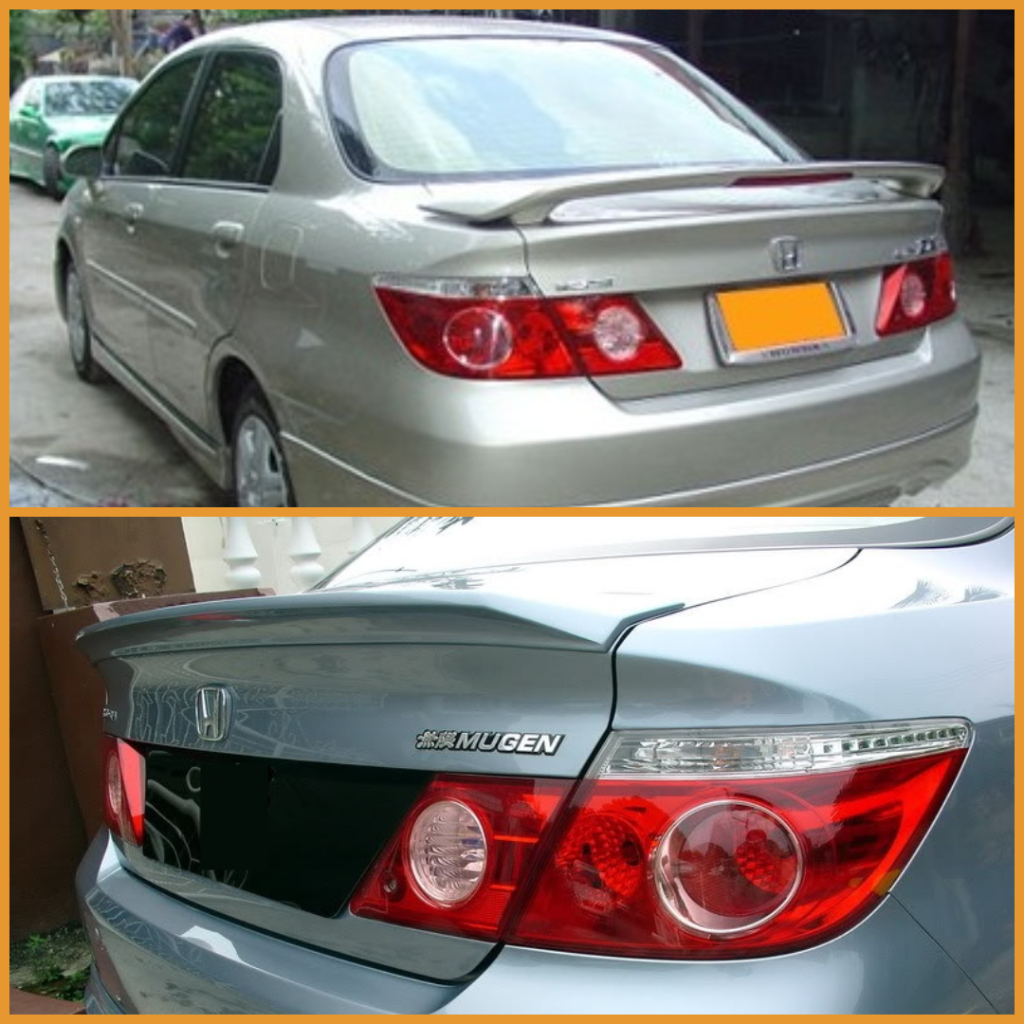 Honda City GD GE 2003 '03 2006 '06 Rear Spoiler - ( MDL / Mugen ) Style ...