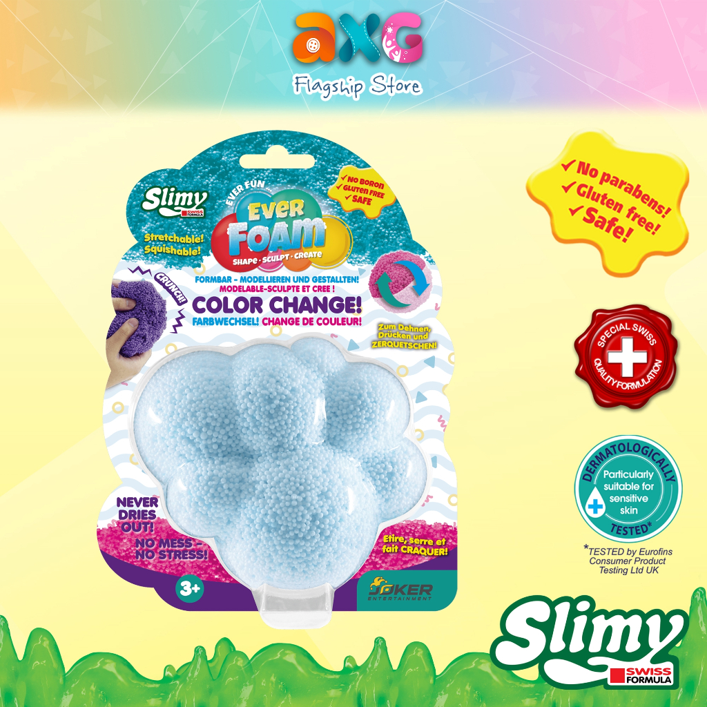Slimy Ever Foam In The Cloud Colour Changing Slime - Assorted Color ...
