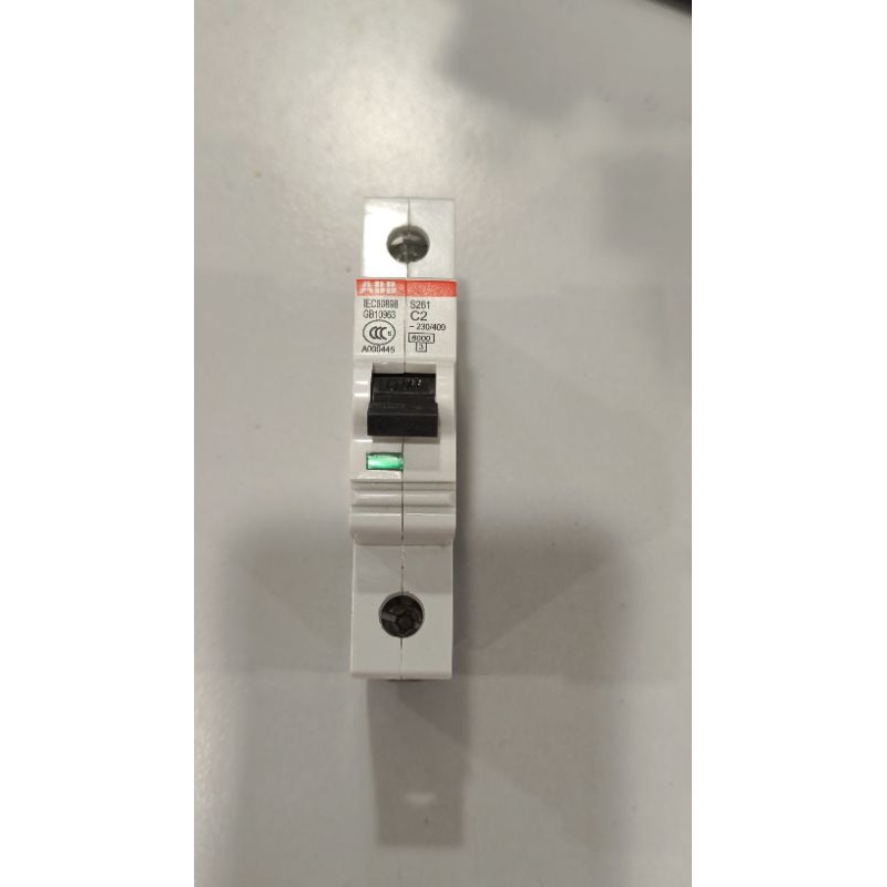 ABB S261 1P 2A MCB断路器 | Shopee Malaysia