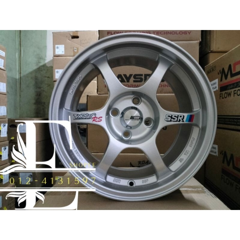 新 NEW SPORT RIM 15 INCH SSR ROTA 8JJ RM920 4PC MYVI ALZA VIVA VIOS ...