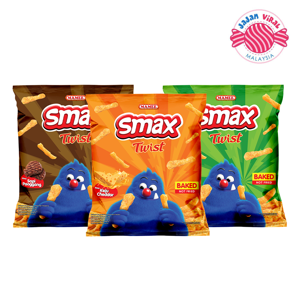 MAMEE SMAX TWIST BAKED NOT FRIED HALAL 40G | Shopee Malaysia