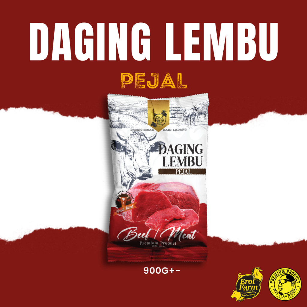 EROL FARM DAGING LEMBU (PEJAL) 900G | Shopee Malaysia