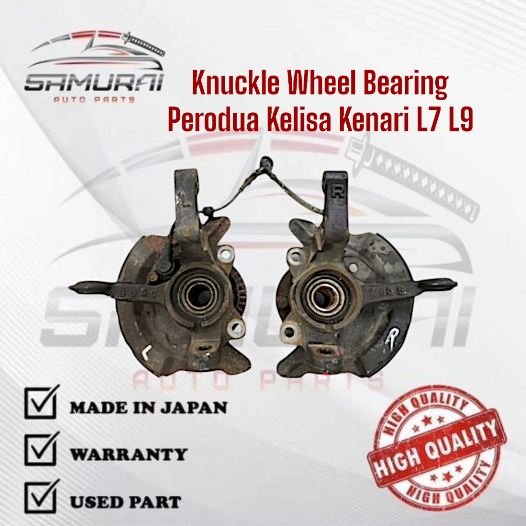 Used Kelisa Kenari L7 L9 Knuckle Wheel Bearing | Shopee Malaysia