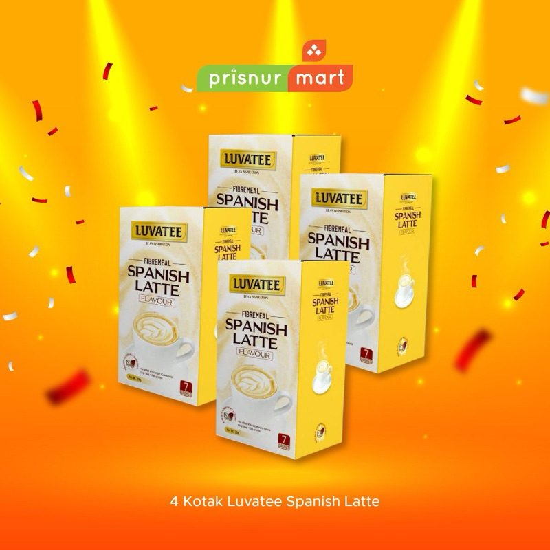 [COMBO 4 KOTAK] LUVATEE SPANISH LATTE | Shopee Malaysia