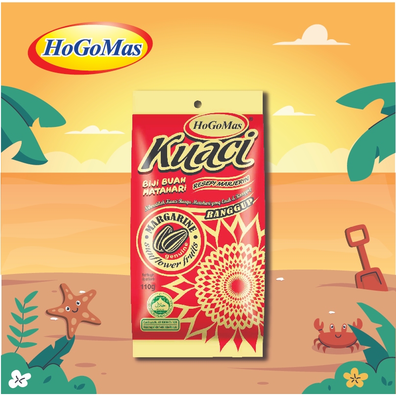 [110g] Hogomas Sunflower Seeds Kuaci | Snacks | Biji Buah Matahari ...