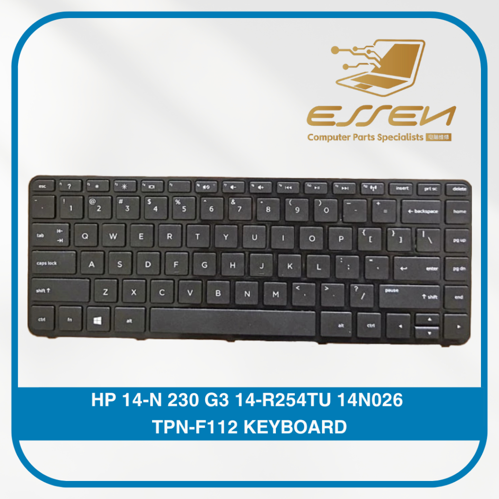 Replacement Keyboard For HP 14-N 230 G3 14-R254TU 14N026 TPN-F112 ...