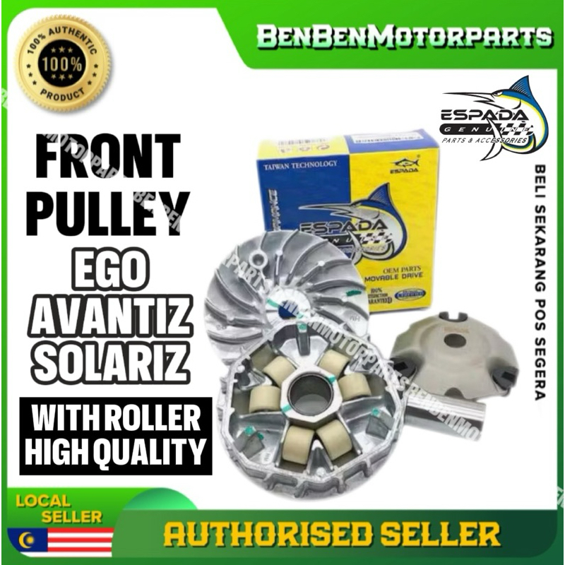 YAMAHA EGO AVANTIZ / SOLARIZ FRONT PULLEY MOVABLE DRIVE WITH BUSH SET ...