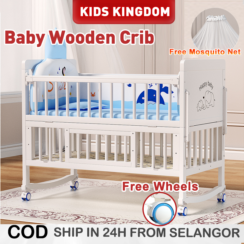 🔥Free gift🔥Multifunction Baby Cot Non-Toxic Extendable Storage Cradle ...