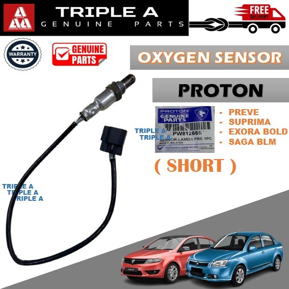 PW812665 Sensor Oxygen (NTK)(SHORT) Proton BLM FLX, Persona O2 Sensor ...