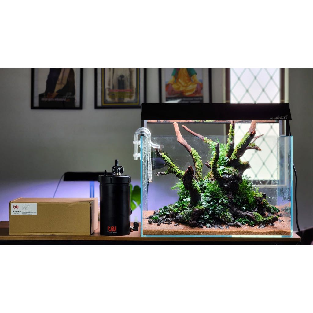 TRU PVC v1 Nano Aquarium Canister Filter (L/XL) ( Mini Tank / Nano Tank ...
