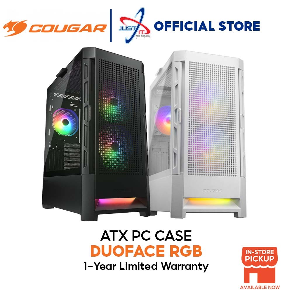 Cougar Duoface RGB ATX PC Case - Black | Shopee Malaysia