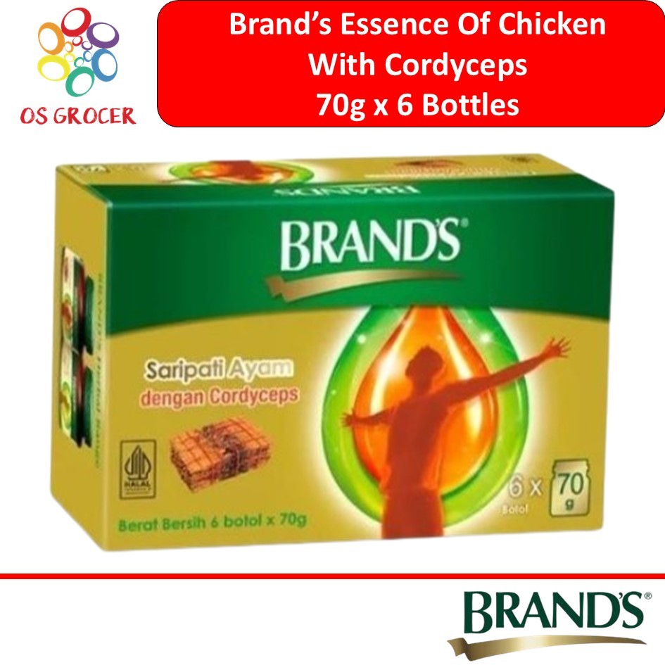 💢 Brand's Essence Of Chicken With Cordyceps 70g x 6 Bottles | Shopee ...