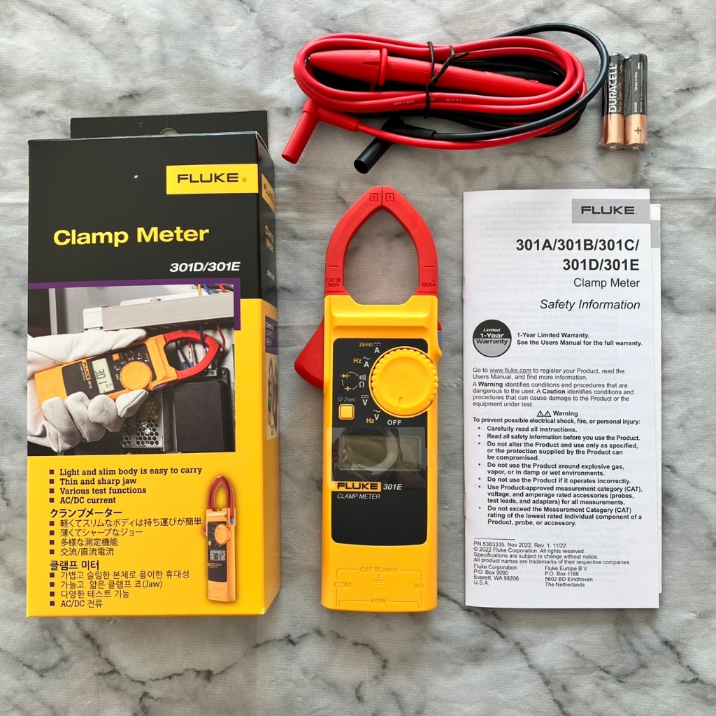 Fluke 301E/APC AC/DC Current Clamp Meter 1000A Range | Shopee Malaysia
