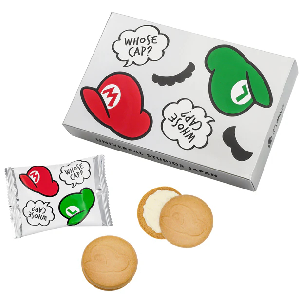 Super Nintendo World Mario/Luigi Cream Sandwich Cookies from Japan NEW ...