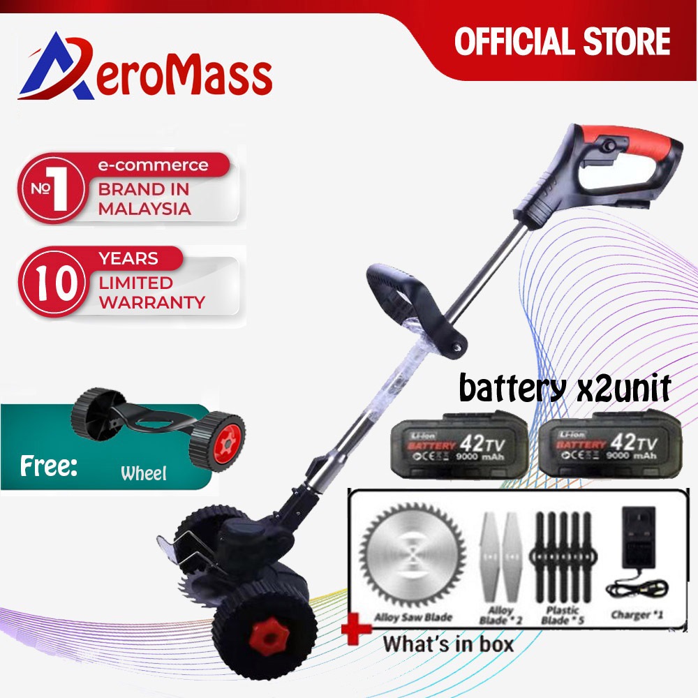 Aeromass Grass Cutter Electric Mesin Rumput Lawn Mower Grass Cutter ...