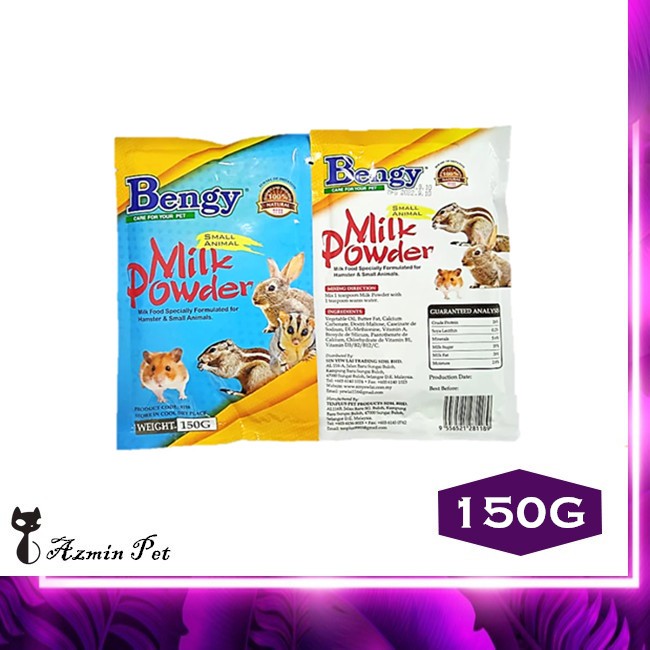 Bengy Small Animal Hamster Rabbit Sugar Glider Milk Powder 150G ...