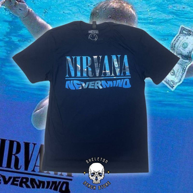 [READY STOCK] Nirvana 'Nevermind' T Shirt 🔥100% OFFICIAL MERCH🔥 ...