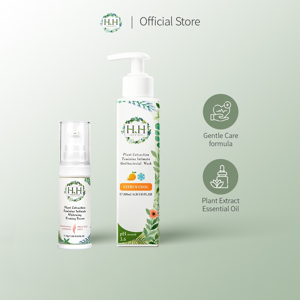 HH Antibacterial Feminine Intimate Wash (200ml) + Whitening Serum (30g ...