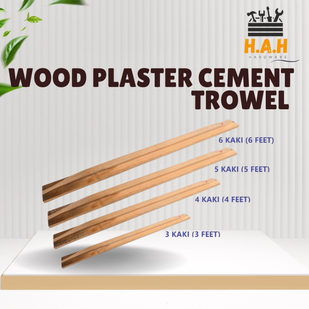 Wood Plaster Cement Trowel / Kayu Panjang Simen | Shopee Malaysia