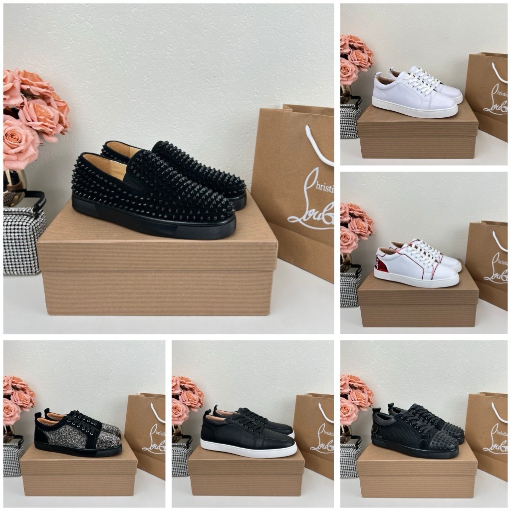 Shoes CL black color 3D design leather sneakers men casual shoes kasut ...