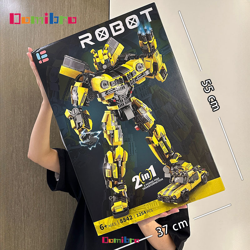 Building Blocks Transformers Bumblebee Assembled Toy Mecha Robot ...