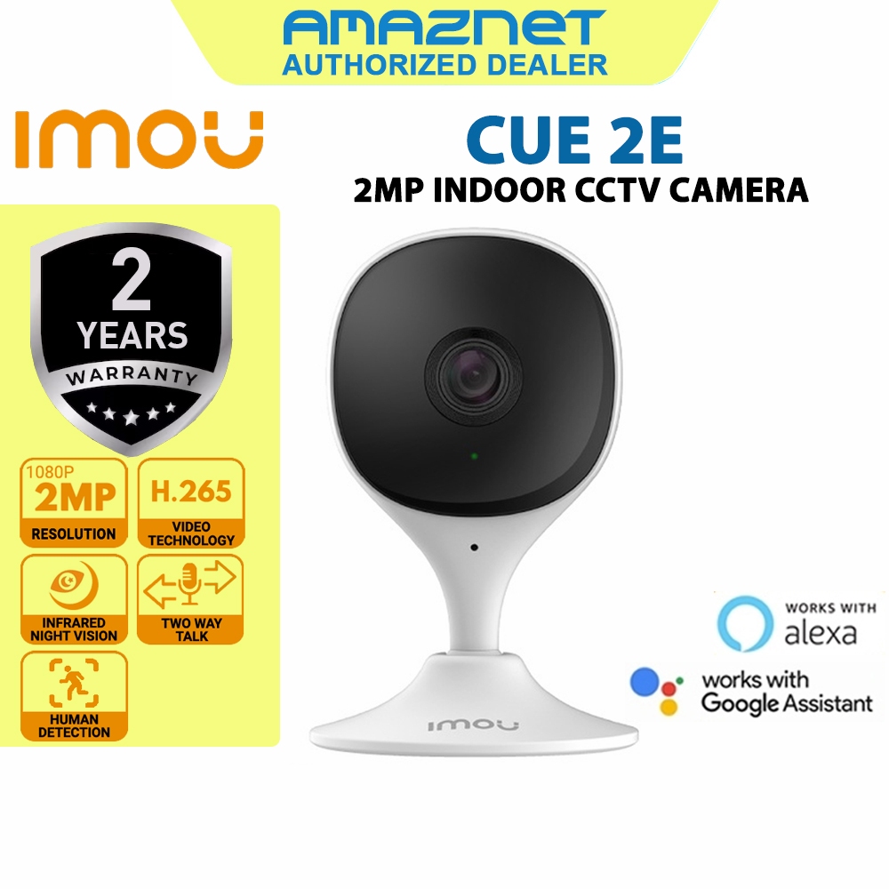 IMOU Cue 2E Smart Monitoring w/ AI Human Detection Security CCTV Camera ...