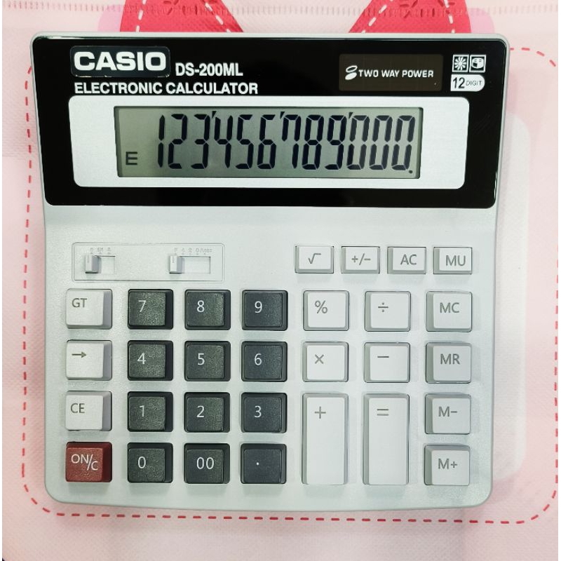 💥 Ready Stock 💥Casio DS - 200ML ELECTRONIC CALCULATOR 12DIGITS Big ...
