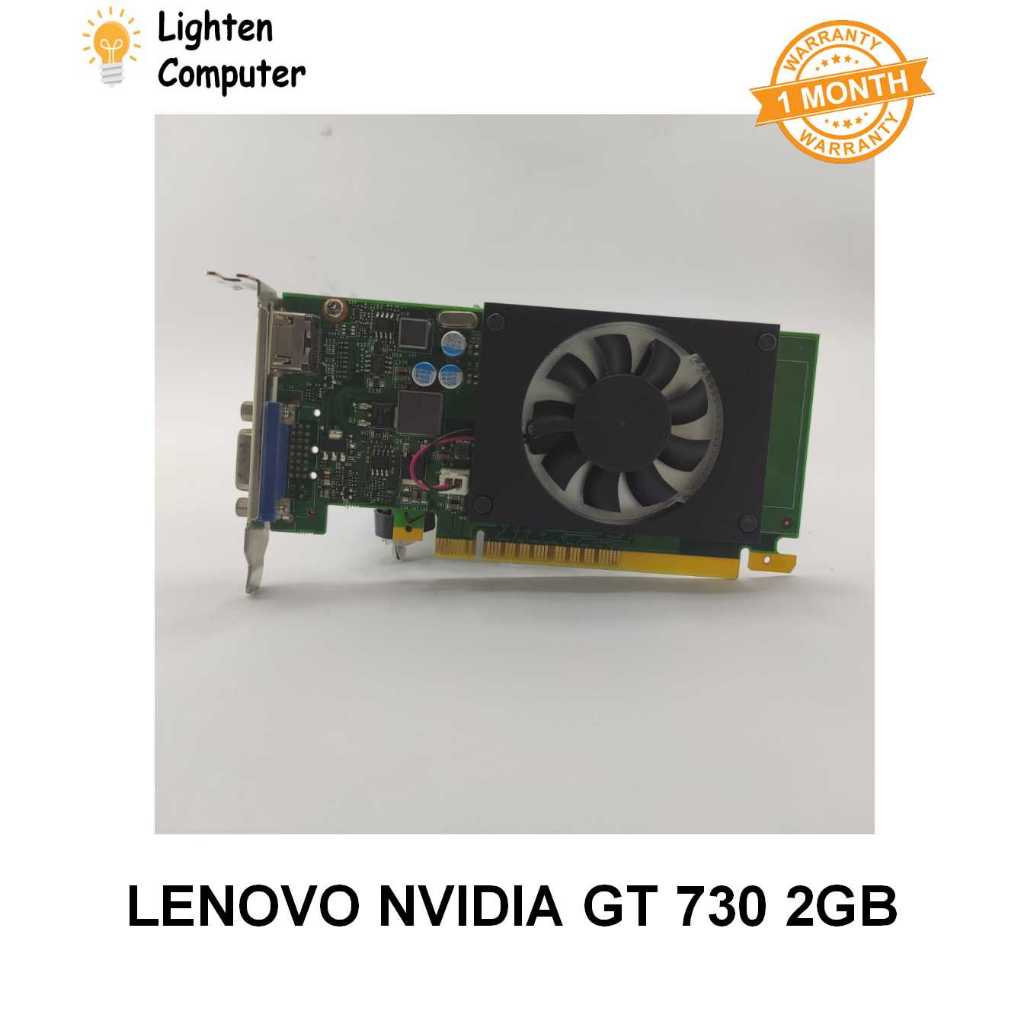 【USED】 LENOVO NVIDIA GT 730 2GB Low Profile Graphic Card for SFF CPU ...