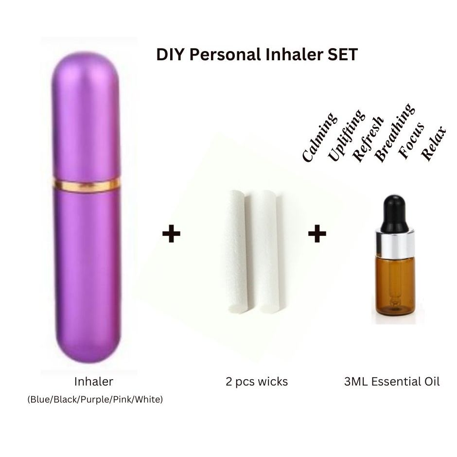 DIY Personal Inhaler Set – Portable Essential Oil Kit for Relaxation ...