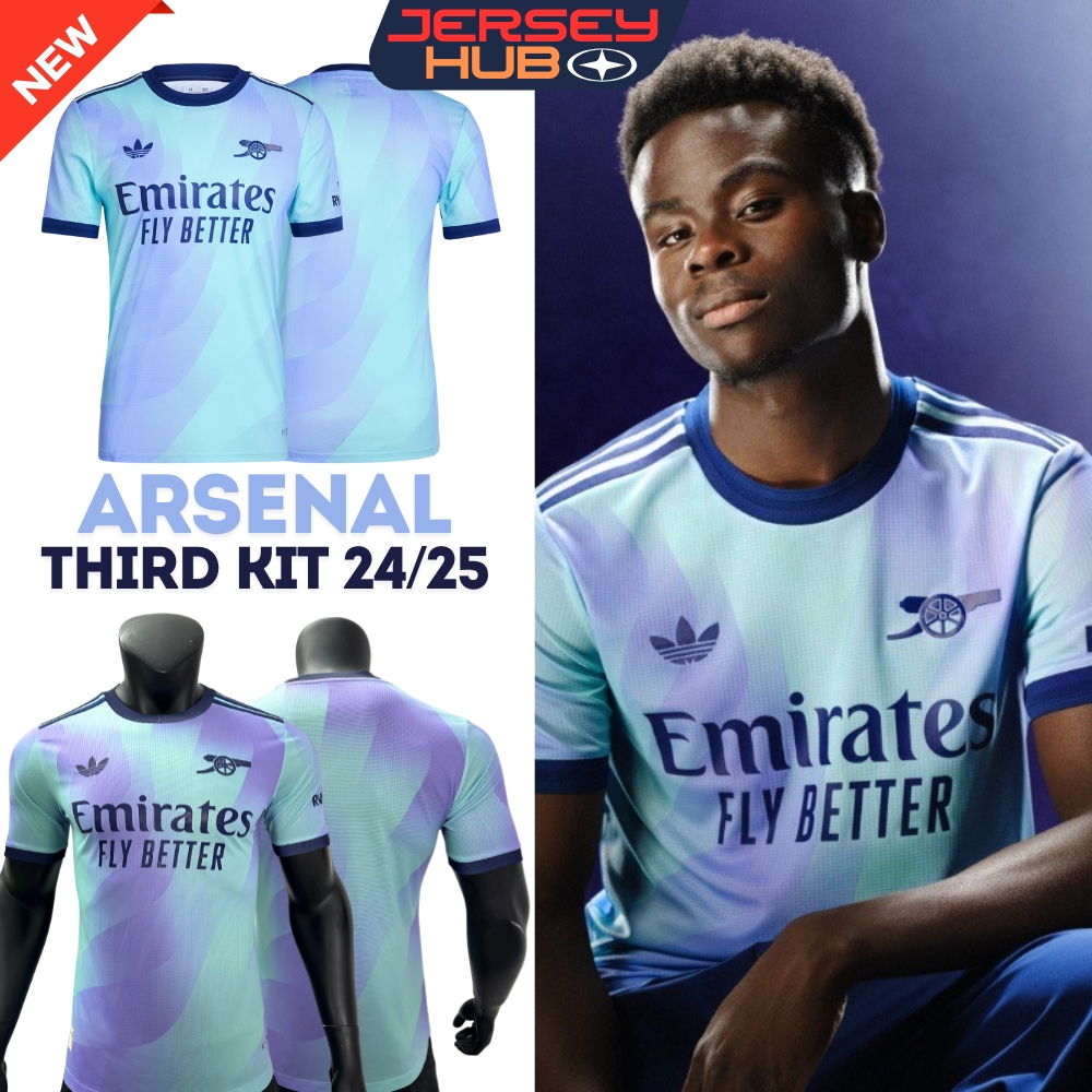 Arsenal 3rd Kit Jersey 24-25 Players & Fans Issue 1:1 Official Away ...
