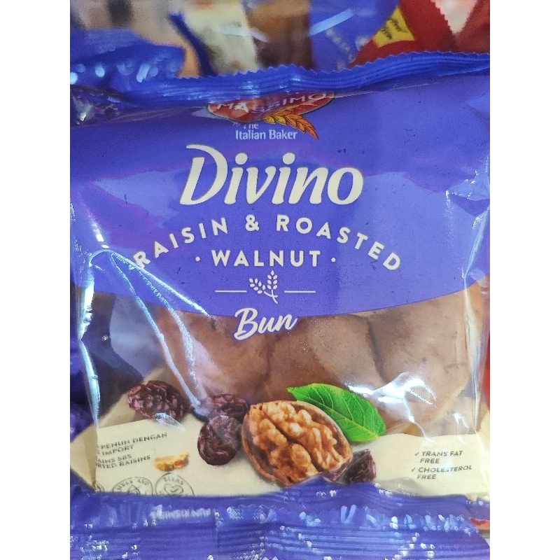 Massimo RAISIN & ROASTED WALNUT BUN/ SPICY PRAWN SAMBAL ROLL | Shopee ...