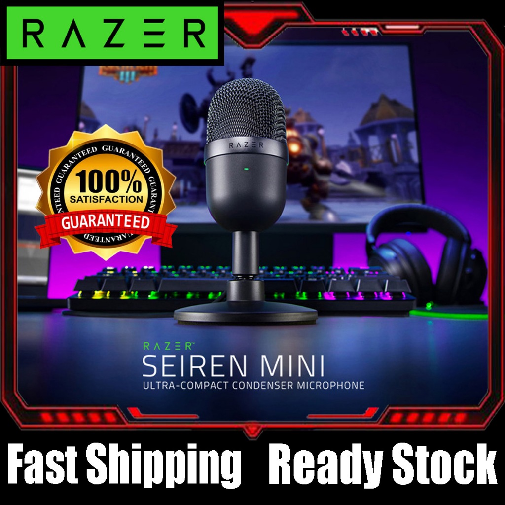 Razer Seiren Mini Mic Razer Microphone Portable Compact USB ...
