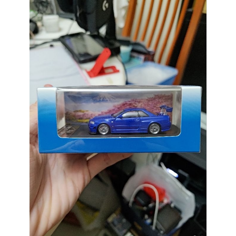 Fuji Skyline GT-R R34 Nismo Z-Tune Bayside Blue | Shopee Malaysia