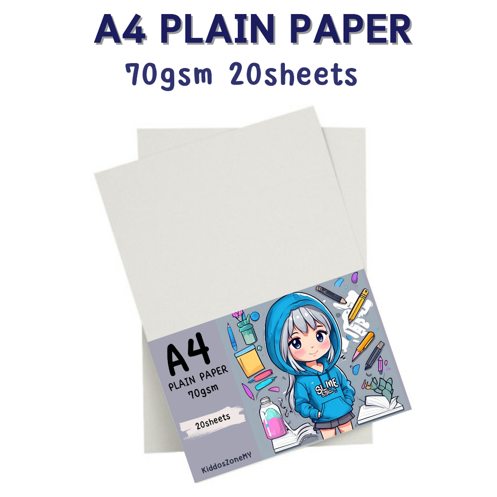 A4 Plain Paper 70gsm 20sheets A4 Paper , Multipurpose Paper , Plain ...