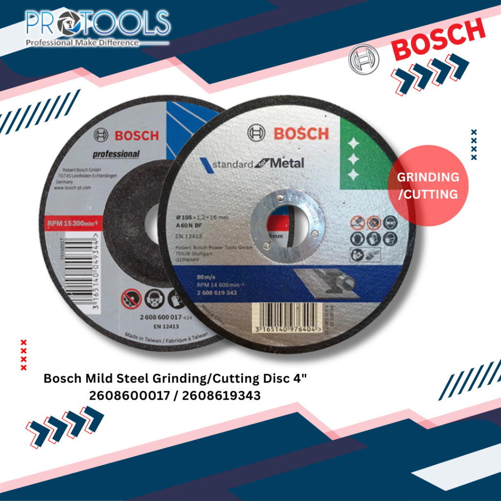BOSCH 2608600017 / 2608619343 GRINDING DISC / CUTTING DISC FOR METAL ...