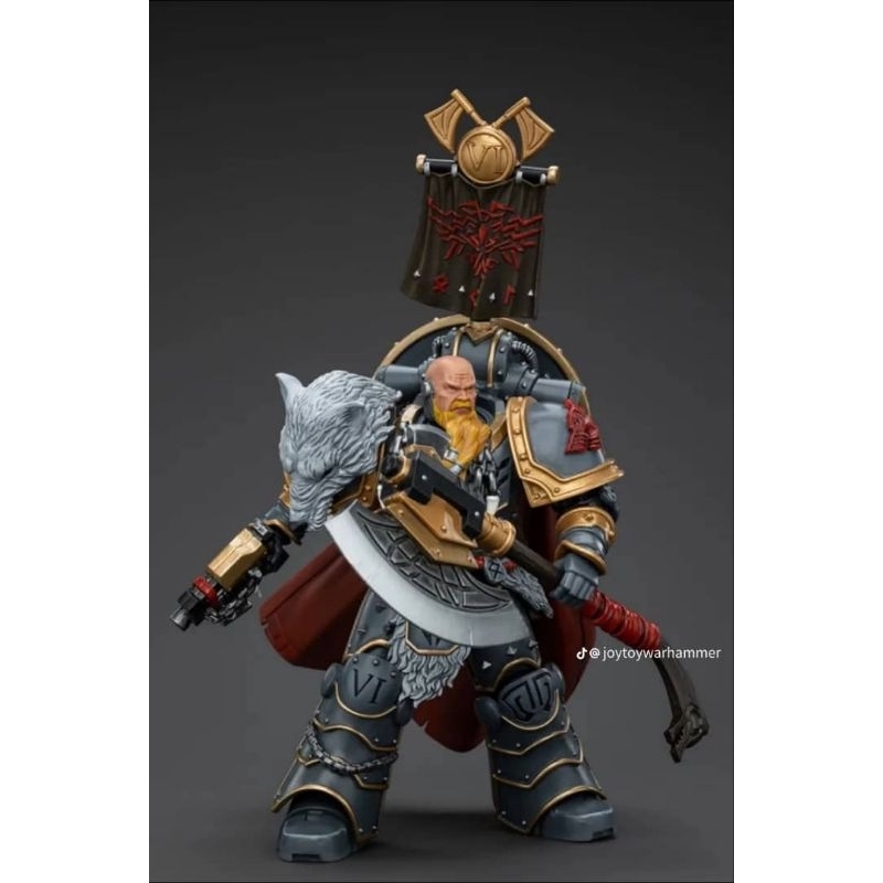 (Ready Stock) Space Wolves Legion Praetor with Power Axe and Combat ...